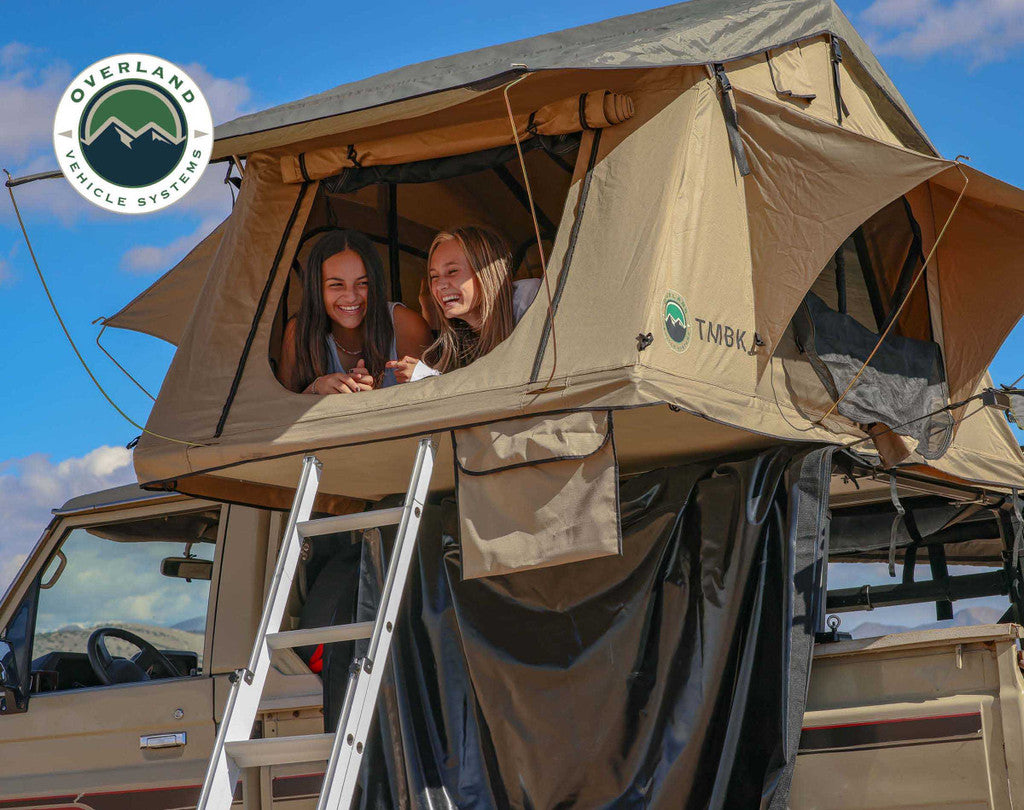 OVS TMBK 3 Person Roof Top Tent with Green Rain Fly - 18119933 ...